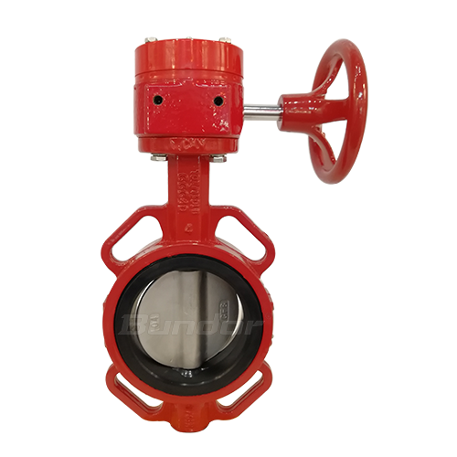 Type of valve connection: wafer and flange connection