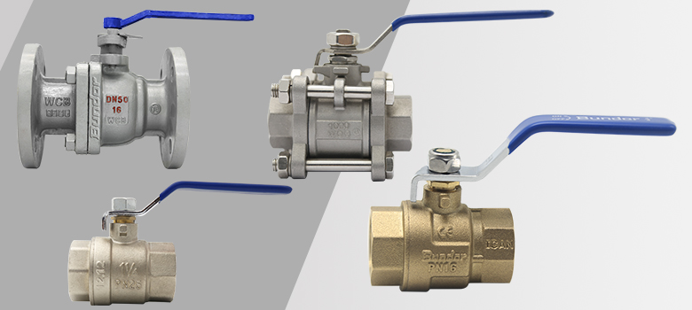 There are several materials for ball valves